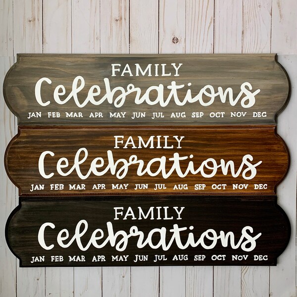 Family Birthday Sign - Etsy