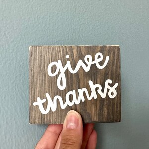 Mini Fall Signs Gather Wood Sign Custom Wooden Blocks - Etsy