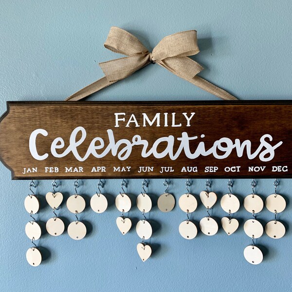 Family Celebration Board - Etsy