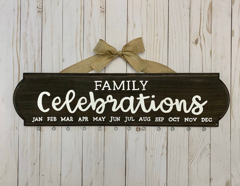 Family Celebrations Board Birthday Board Family Birthday - Etsy
