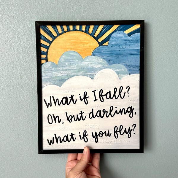Oh but What If You Fly Print - Etsy