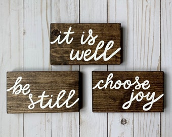 Wood Word Blocks - Etsy