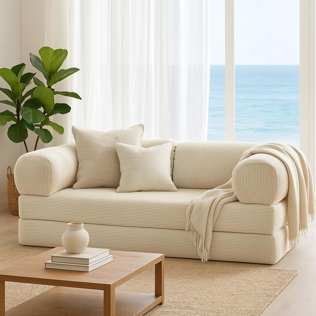 Teddy Sofa Bed, Modular Sectional Teddy Couch, Washable Velvet Sofa ...