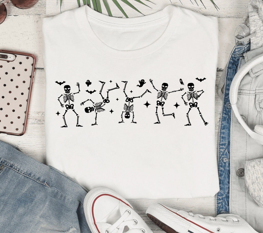 Dancing Skeletons SVG, Halloween Svg, Skeletons Halloween Svg ...