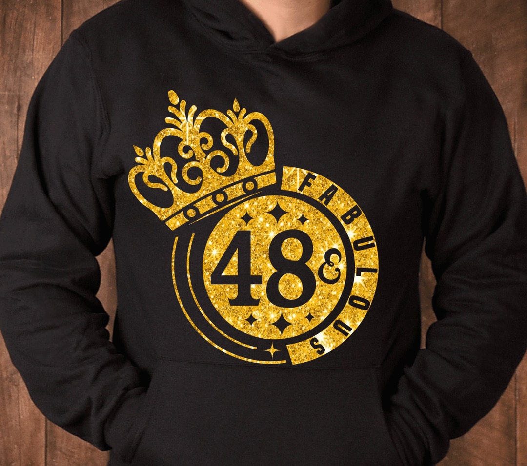 48 and Fabulous SVG, 48th Birthday Svg, Birthday Queen Svg, 48 Years ...