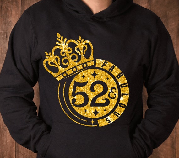 52 and Fabulous SVG 52th Birthday Svg Birthday Queen Svg 52 - Etsy