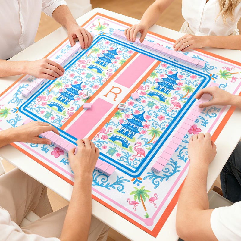 Mahjong Mat Pagoda - Etsy