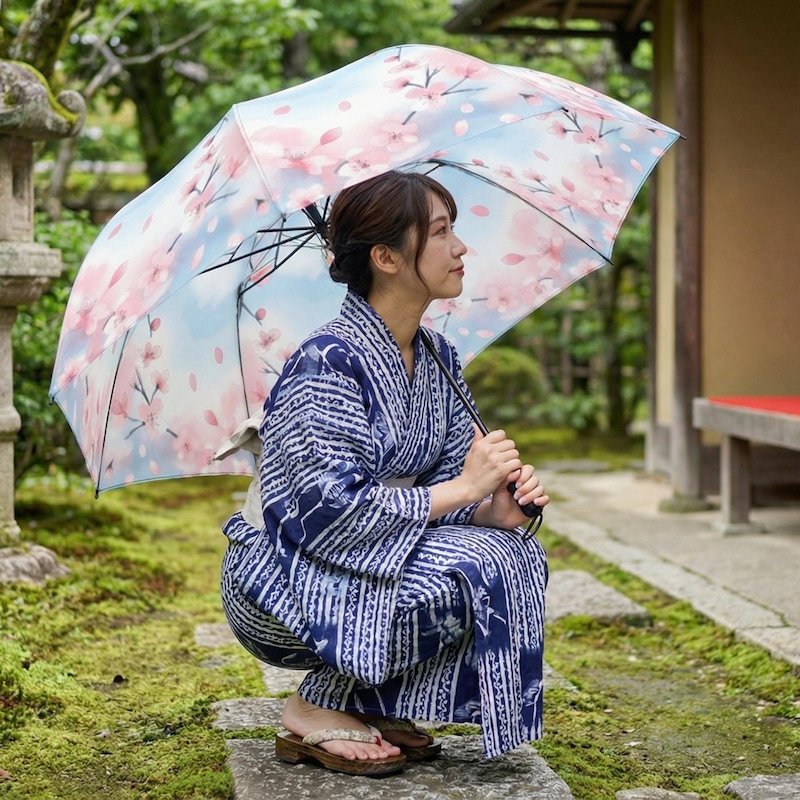 Rain umbrella kimono - Etsy.de