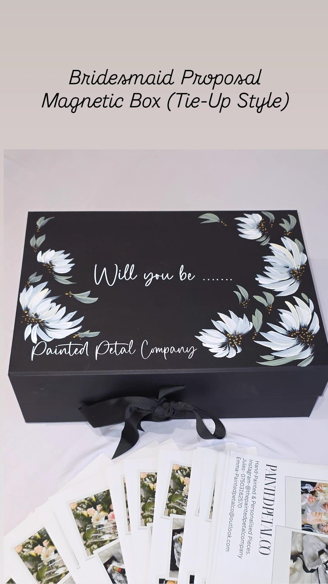 Hand-painted/personalised Luxury Gift Box | Elegant Unboxing Experience ...