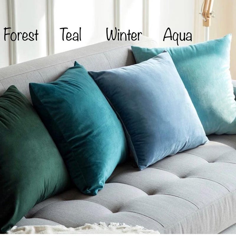 Sofa Teal Throws - Etsy