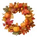 12 Fall Floral Wreath PNG Clipart: Autumn Leaves & Pumpkins (digital ...