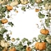 12 Pumpkin Frames – Fall PNG Clipart | Autumn Wreath Borders for Cards ...
