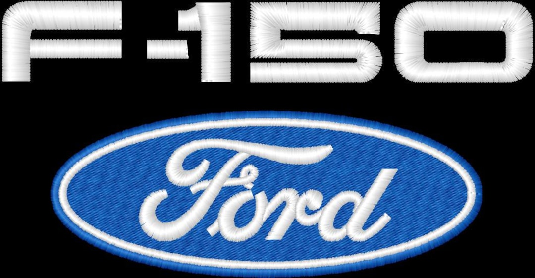 F150 FORD Embroidery File - 4.5" Wide - DST - Etsy