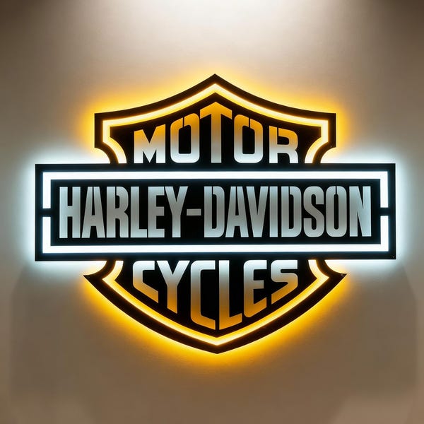 Harley Davidson Sign - Etsy