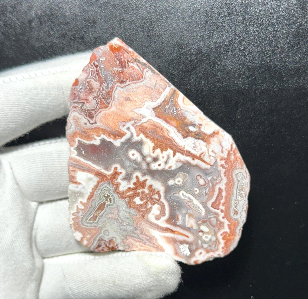 Rosita Jasper Slab, Natural Freeform Slice, Lapidary Stone - Etsy