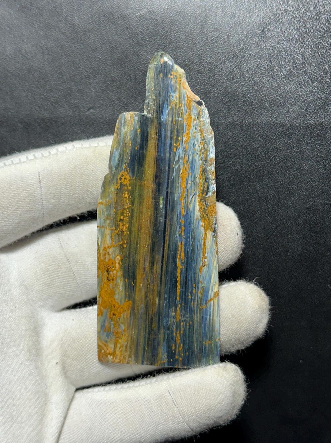 Pietersite Slab , Natural Namibian Tempest Stone With Chatoyant Colors ...
