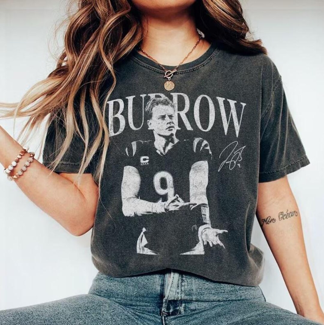 Joe Burrow Vintage Comfort Color Shirt, Joe Burrow Retro Rap Tee, Game ...