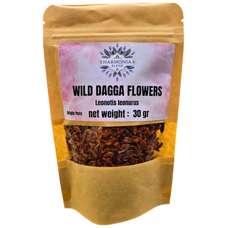 Wild Dagga – Lion's Tail (leonotis Leonurus) | Natural Flower Petals ...