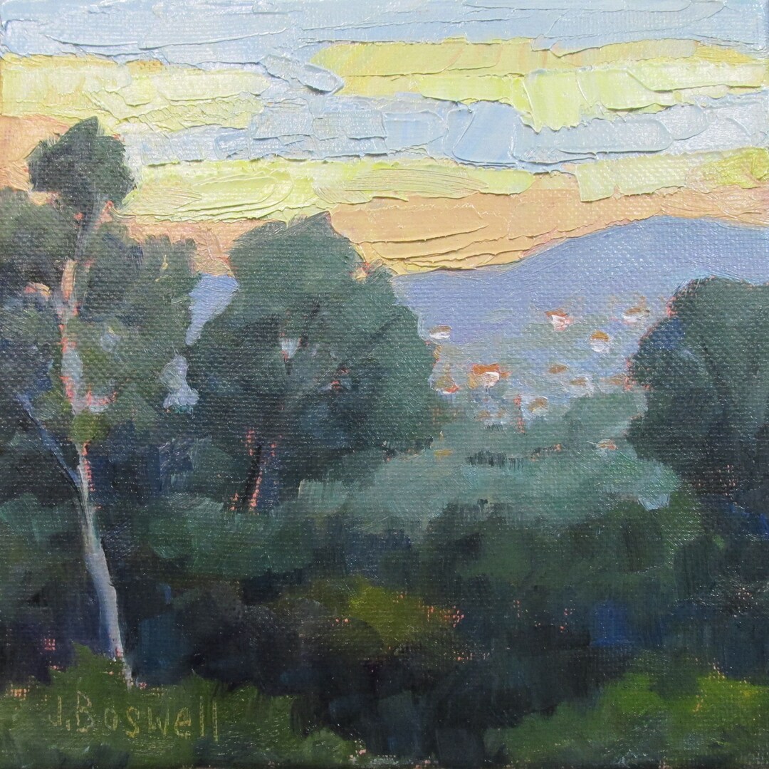 Jennifer Boswell 12x12 Santa Barbara Art Signed Canvas Print From ...