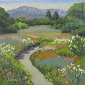 Jennifer Boswell 12x12 Santa Barbara Botanical Gardens Path Canvas ...