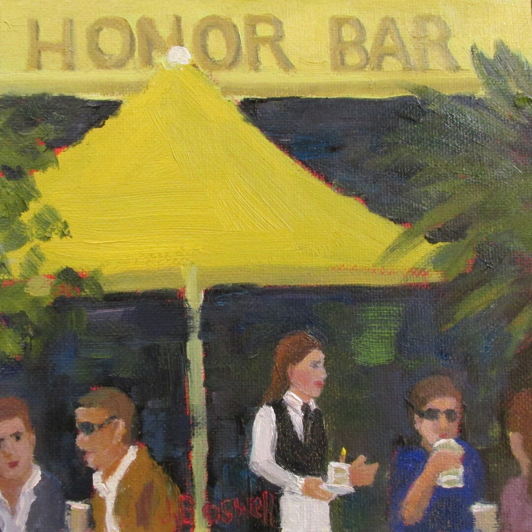 Original Jennifer Boswell Santa Barbara Figurative Miramar Beach ...