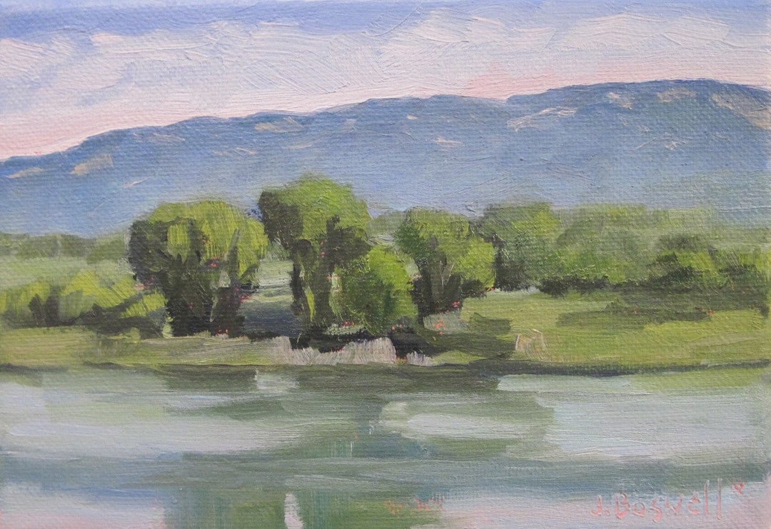 Original Jennifer Boswell Santa Barbara Art Goleta Slough Unique ...