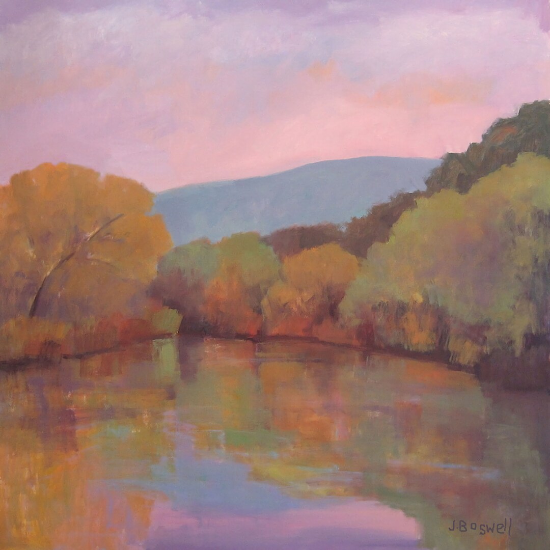 Canvas Print Jennifer Boswell 40x40 Santa Barbara Signed Canvas Print ...