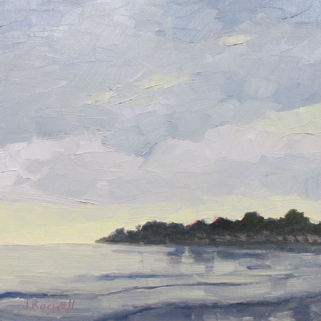 Jennifer Boswell 12x12 Santa Barbara Miramar Beach Signed Canvas Print ...