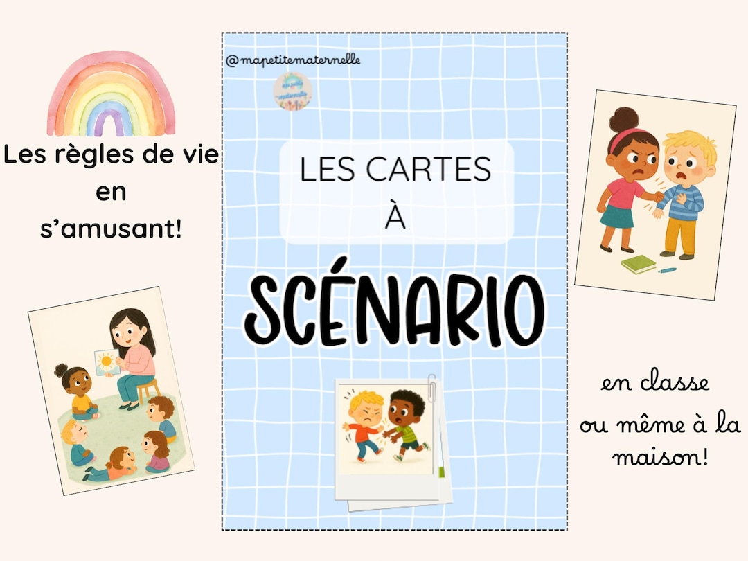 Scenario Cards to Learn the Rules of Life in a Fun Way! - Etsy