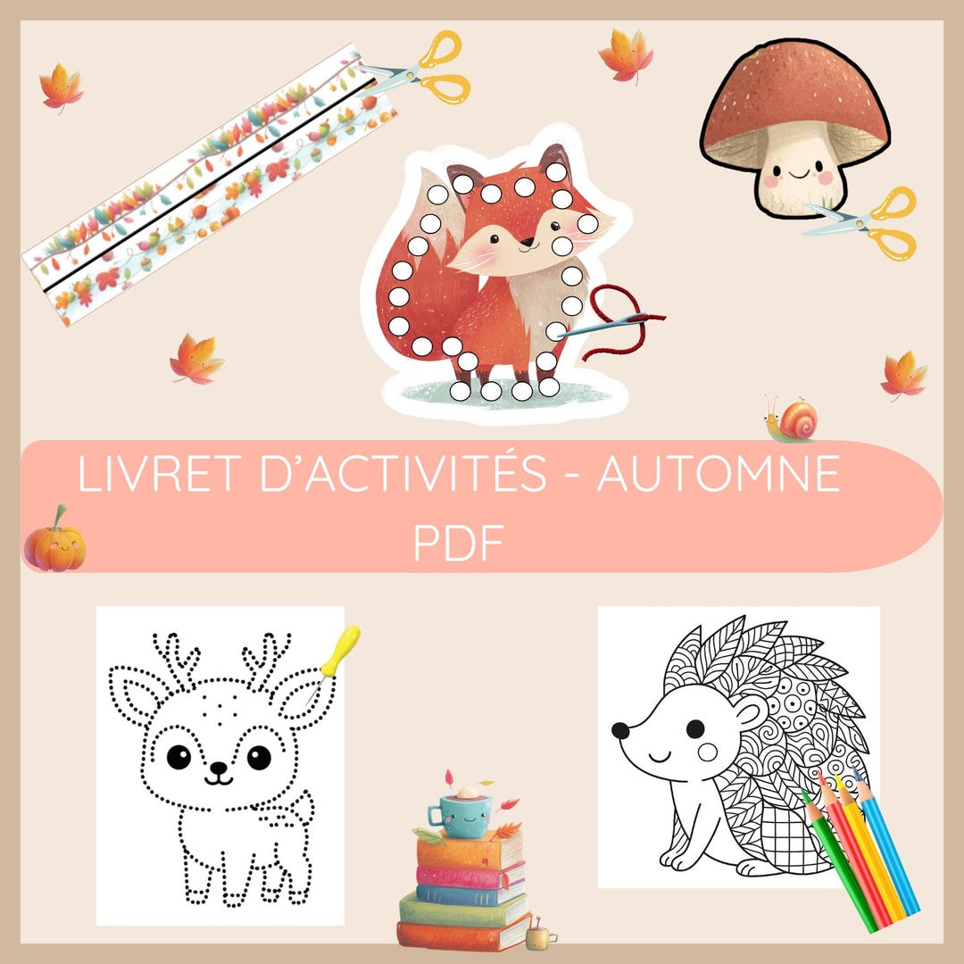 Autumn Activity Pack for Preschool – 26 Pages of Printable Activities ...