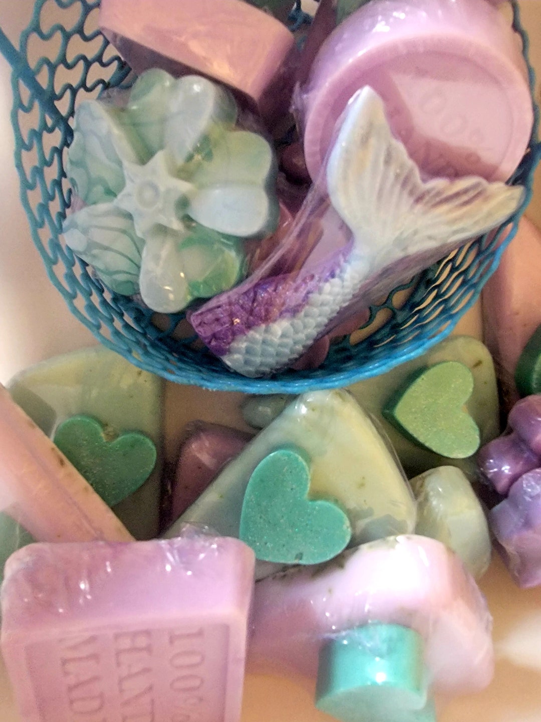 2 Fragrant Soaps, Lilac Lavender Soap, Mermaid Soap, Flower Soap, Lilac ...