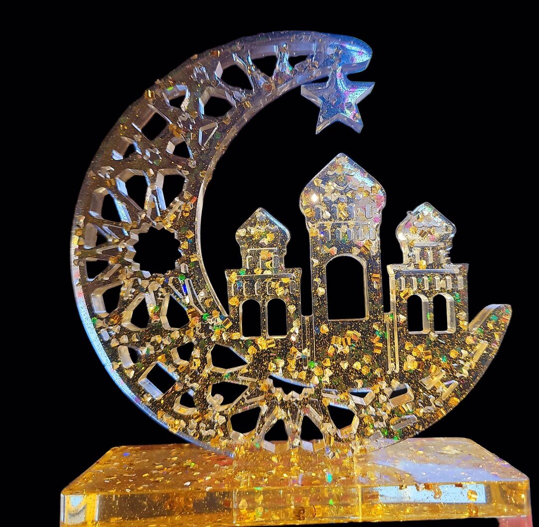 Ramadan Home Decor-crescent Moon Stand Moon and Star-islamic Decor Eid ...