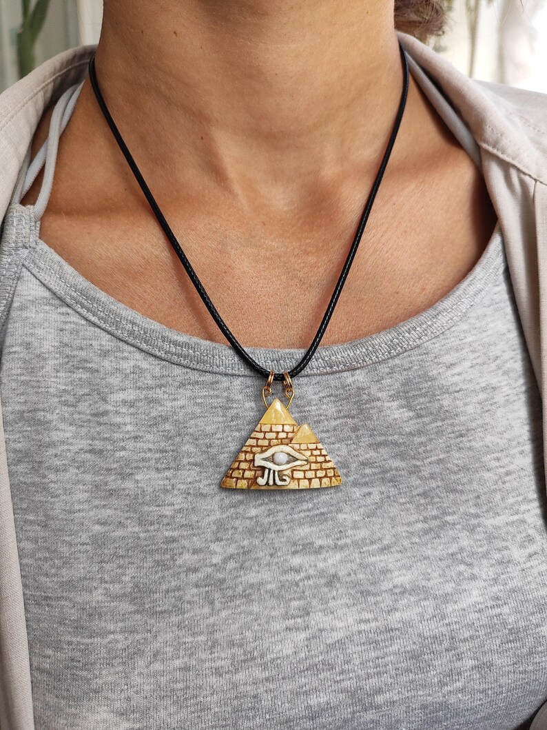 Egyptian Bone Pendant • Hand Carved Bone Necklace Jewelry - Etsy