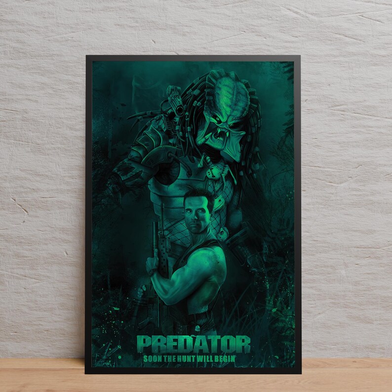 Predator Poster, Kevin Peter Hall Wall Art, Gift Poster, Wall Decor ...