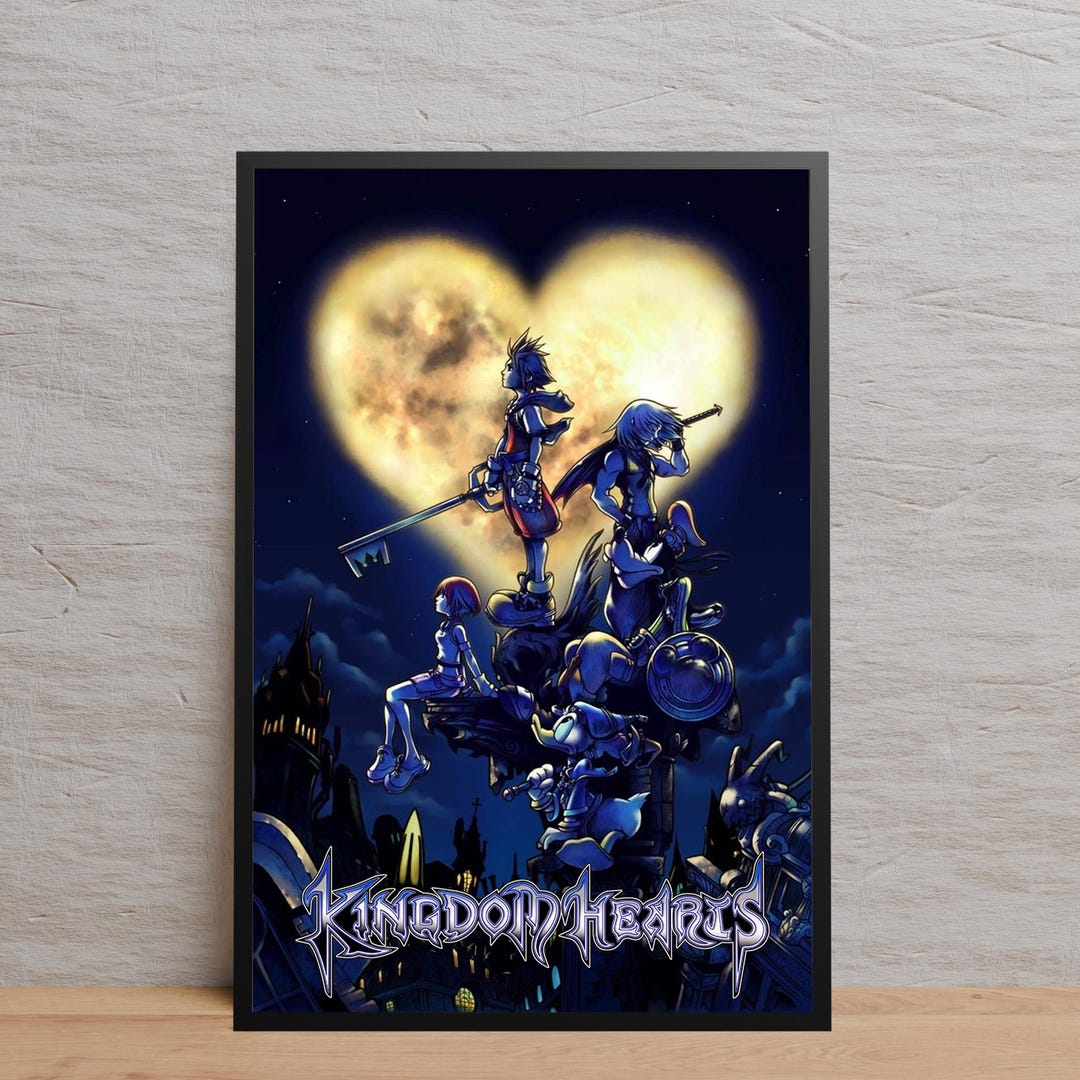 Kingdom Hearts Poster, Sora Wall Art, Gift Poster, Wall Decor, Home ...