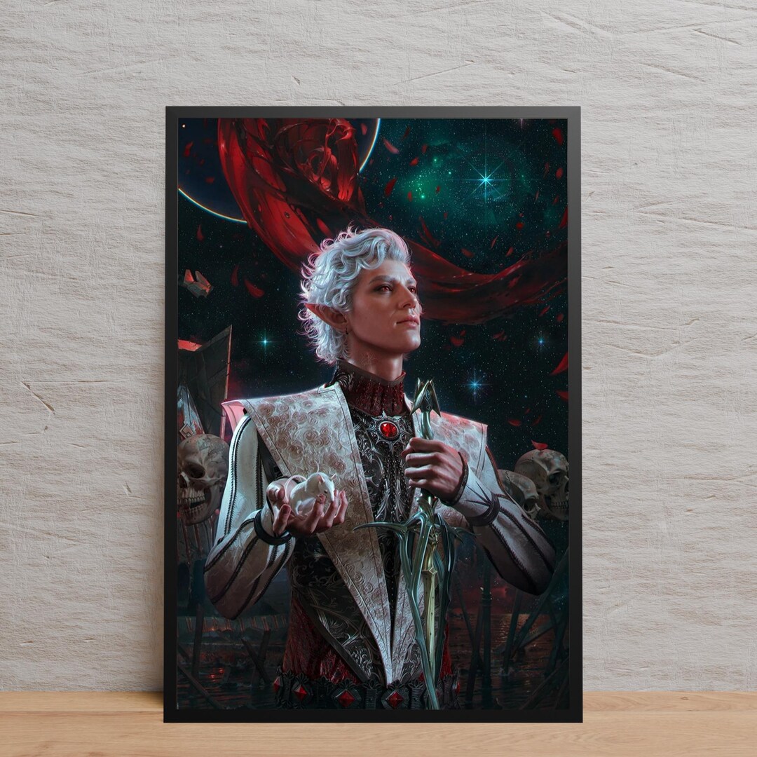 BALDUR'S GATE Astarion Poster, Forgotten Realms Wall Art, Gift Poster ...
