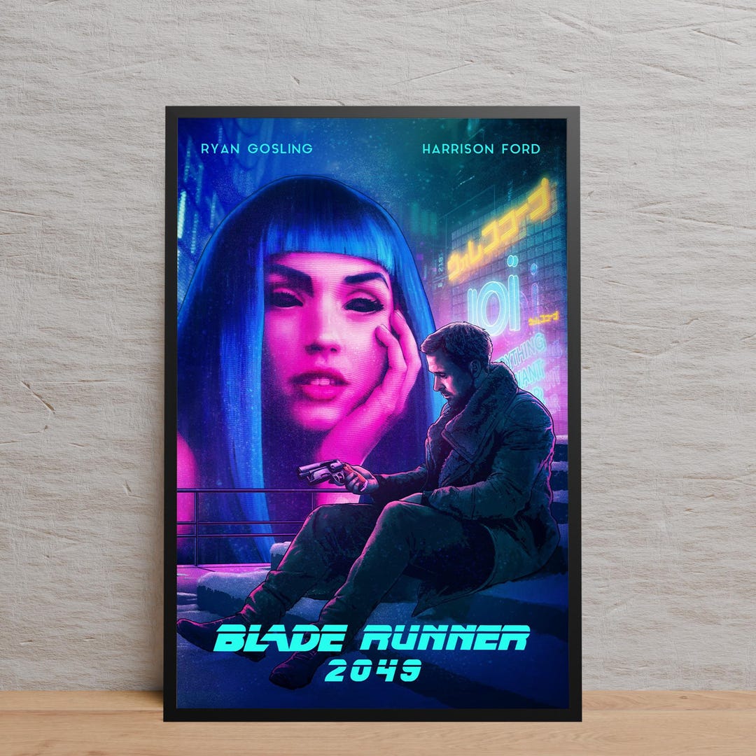 Blade Runner Poster, Deckard Wall Art, Gift Poster, Wall Decor, Home ...