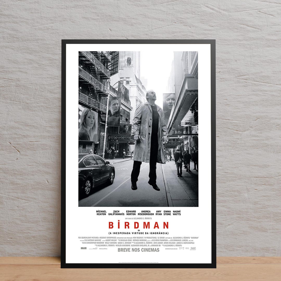 Birdman Poster, Riggan Wall Art, Home Decor, Wall Decor, Unframed ...