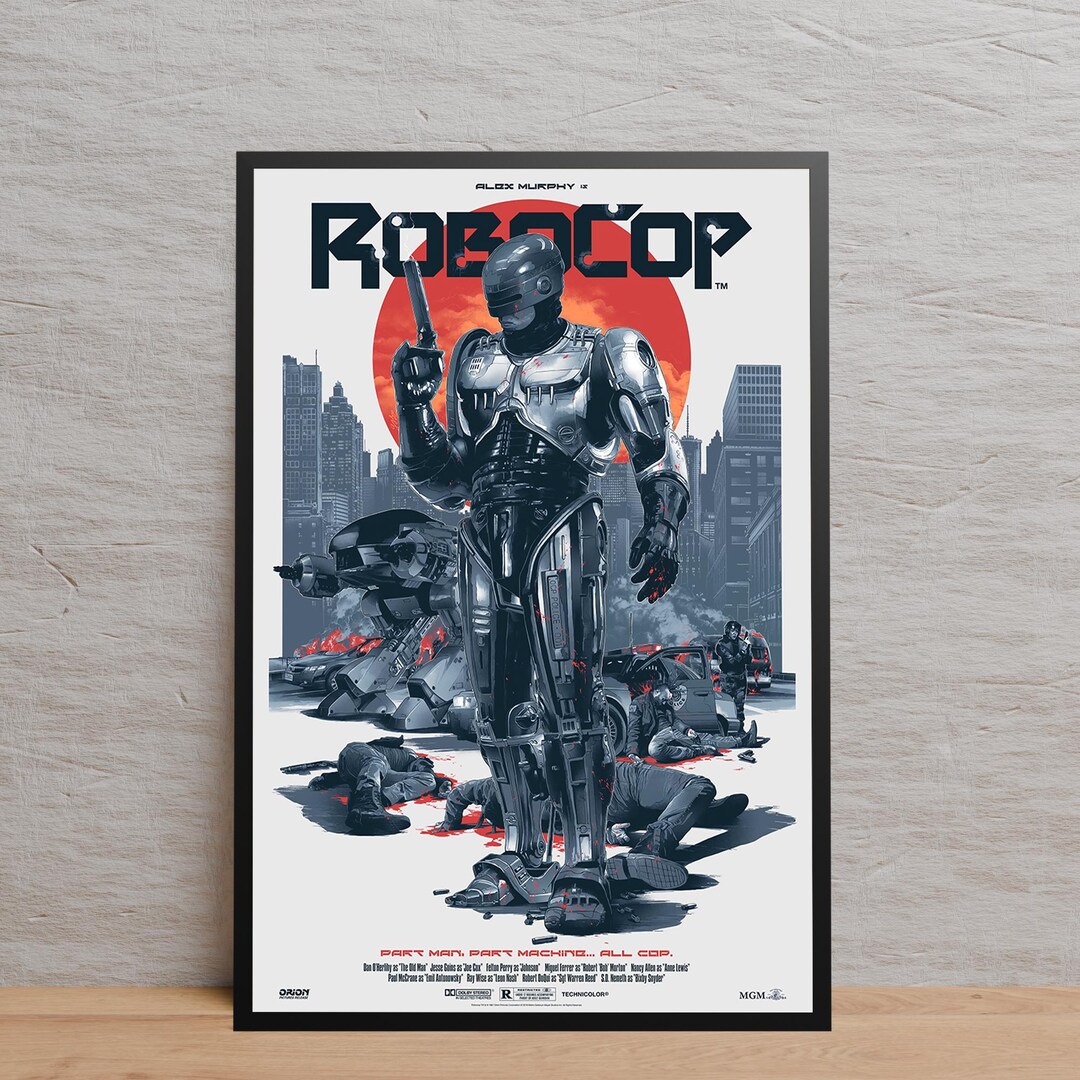 Robocop Poster, Classic Movie Wall Art, Gift Poster, Wall Decor, Home ...