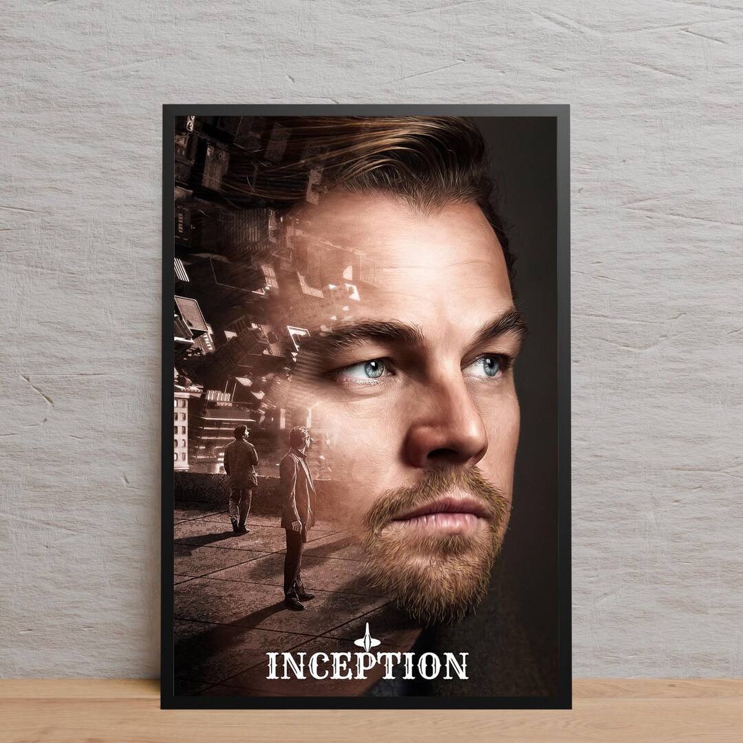 Inception Poster, Dom Cobb Wall Art, Wall Decor, Home Decor, Unframed ...
