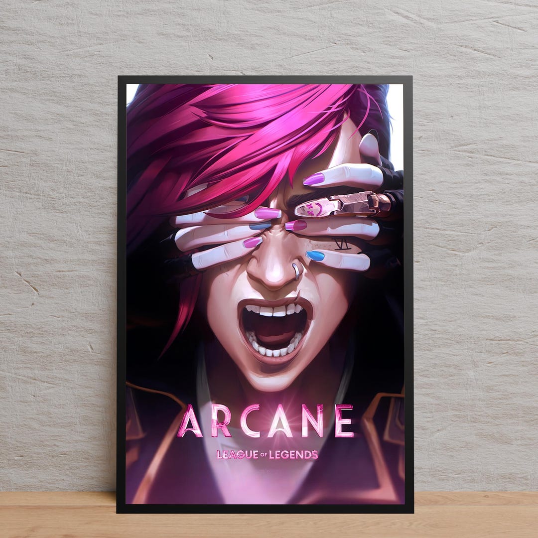 Arcane Poster, Jinx Wall Art, Gift Poster, Wall Decor, Home Decor ...