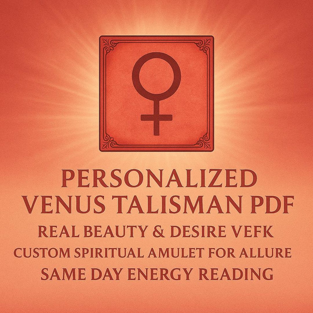 Birth Chart Venus Symbols Reading – Attract Love & Money, Personalized ...