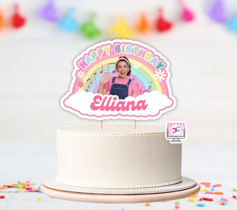 Editable Ms Rachel Birthday Cake Topper, Printable Ms Rachel Cake Top ...