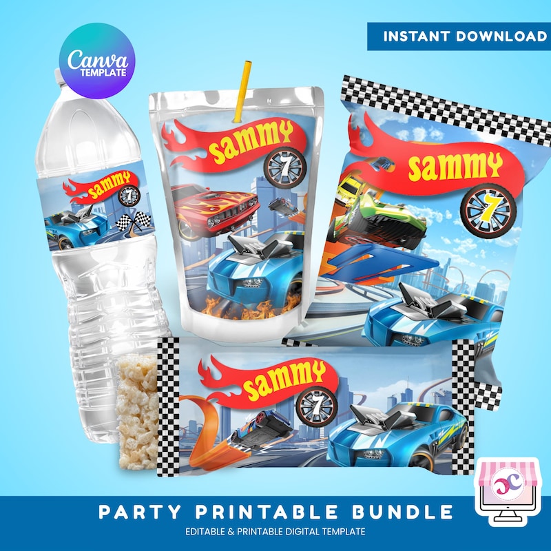Hotwheel Favor Boxes - Etsy UK