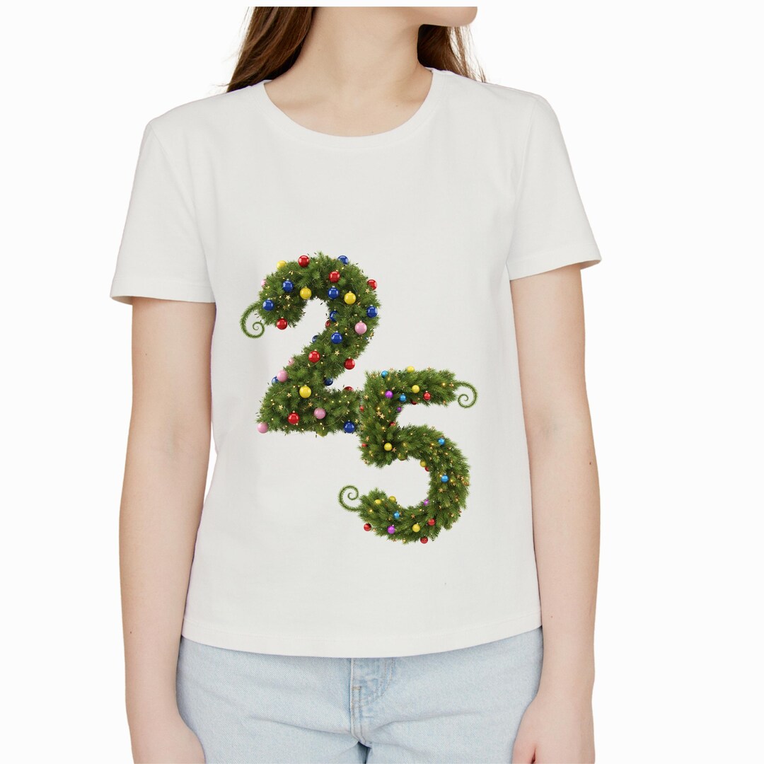 Christmas Tree Numbers 1-9 Clipart: (digital Download) - Etsy