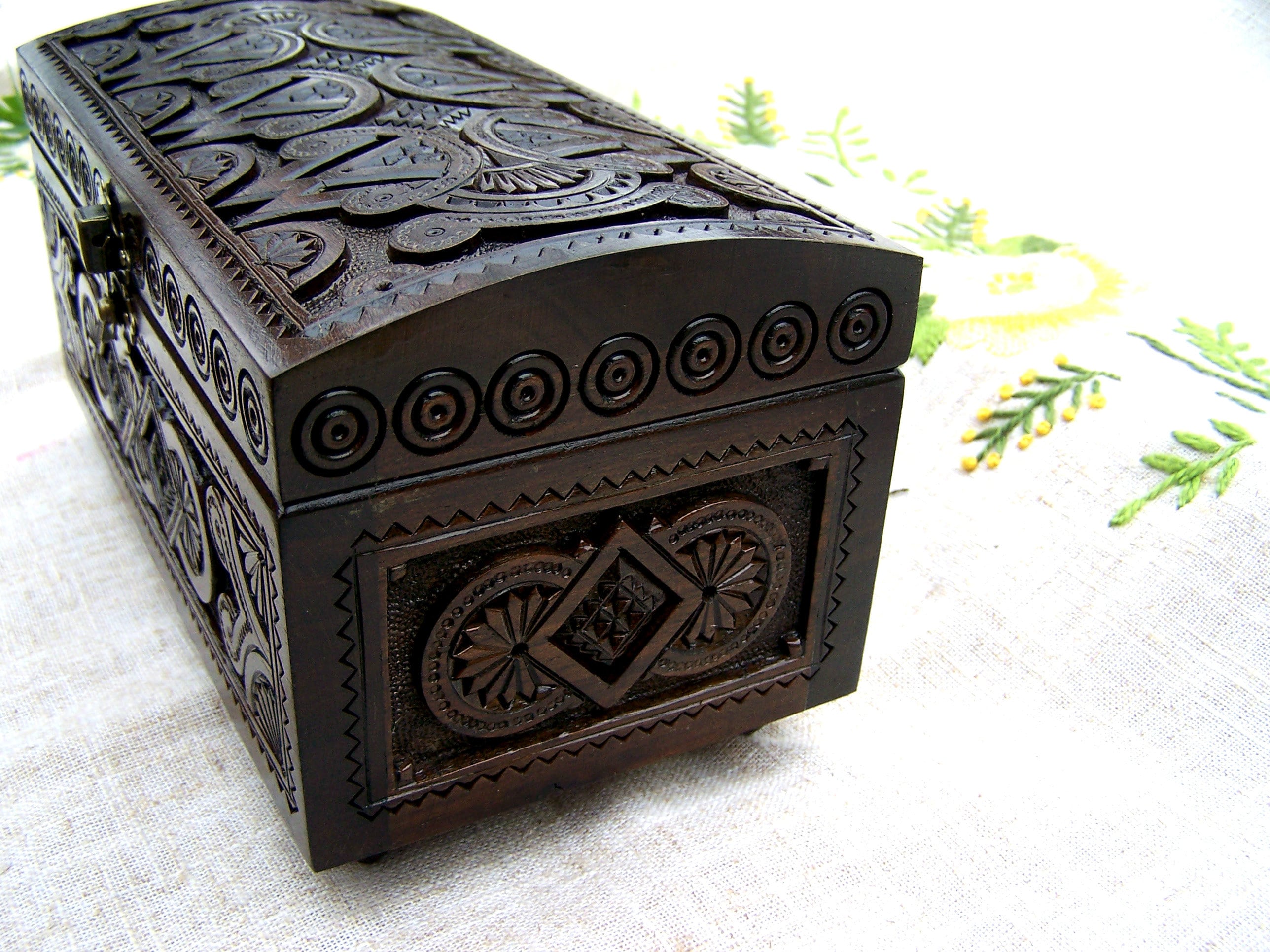 Lock box Jewelry box Wooden box Lock ring box Wooden jewelry | Etsy