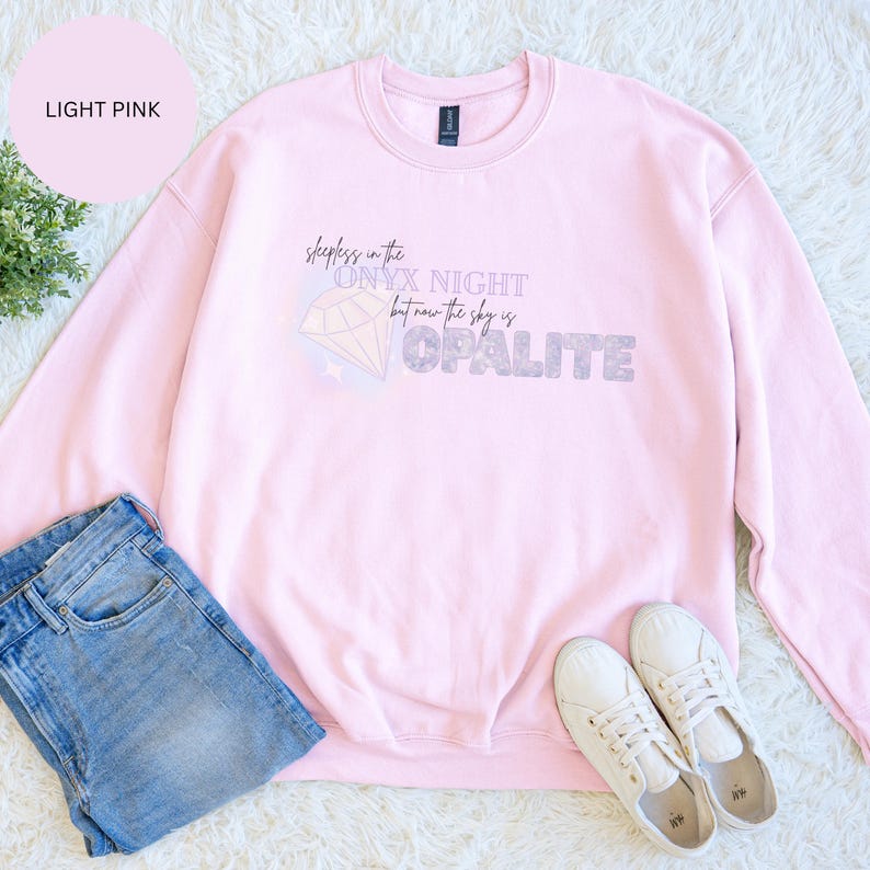 Opalite Crystal Graphic Sweatshirt , Celestial Crewneck, Opalite Shirt ...