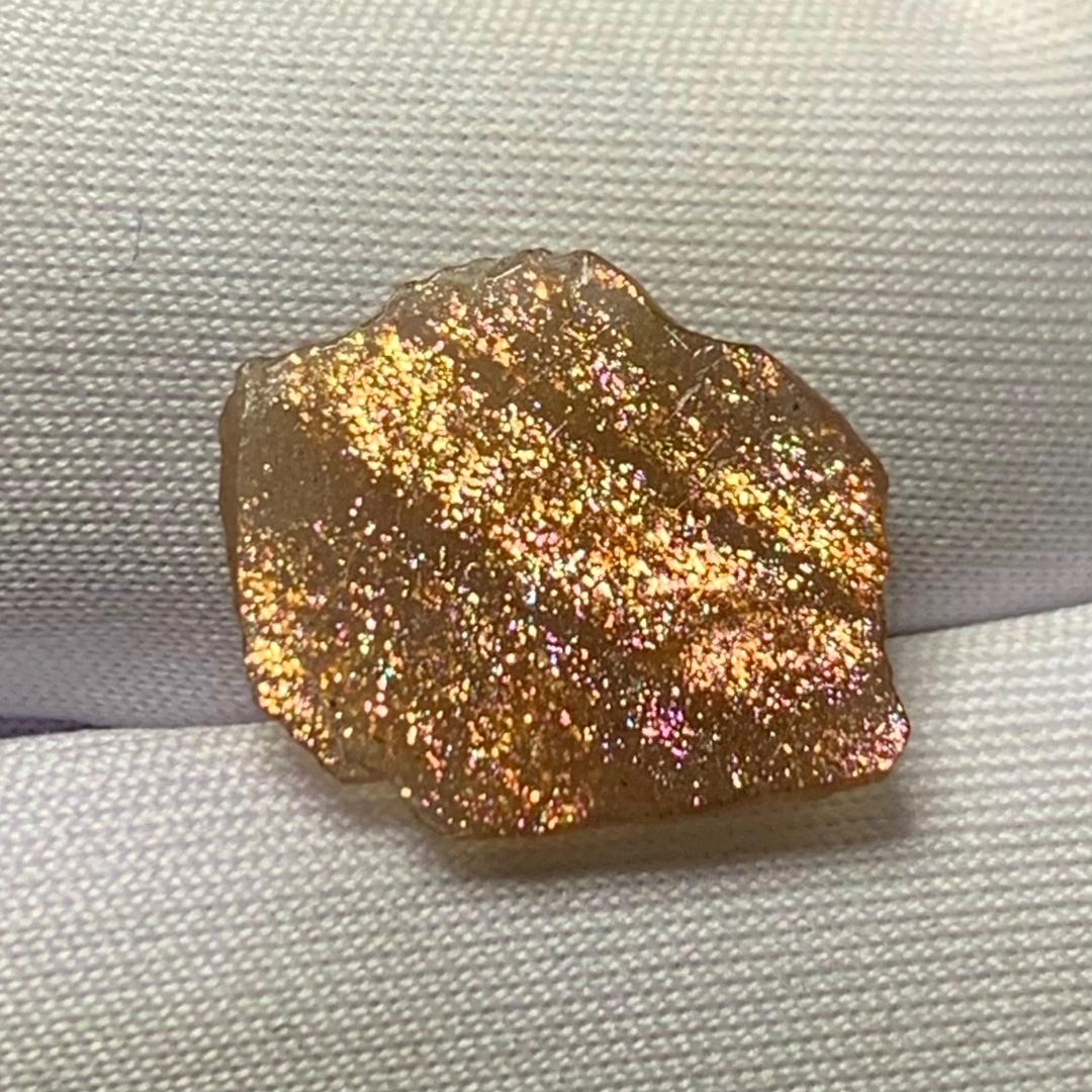 Natural Rainbow Purple Haze Lattice Sunstone Raw From Tanzania” Size ...