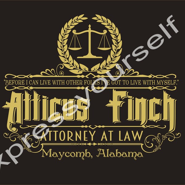 Atticus Finch - Etsy