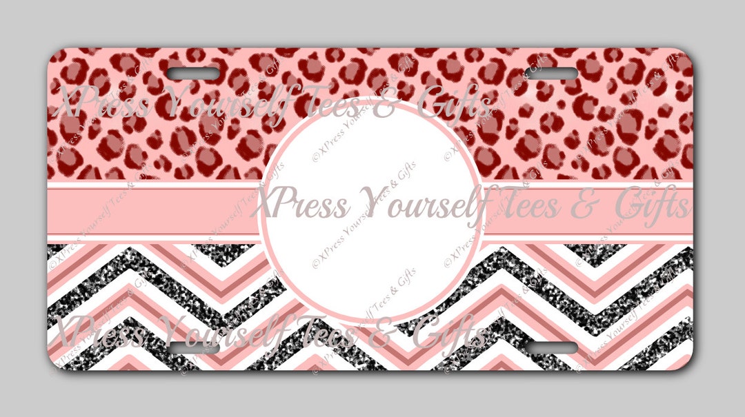 Cute Tag Template Girly Tag Template License Plate - Etsy